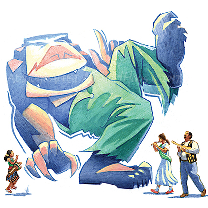 abiyoyo coloring pages